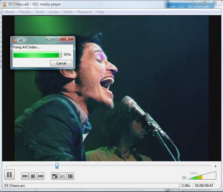 'Fixing AVI index' window stays forever (#1827) · Issues · VideoLAN / VLC · GitLab